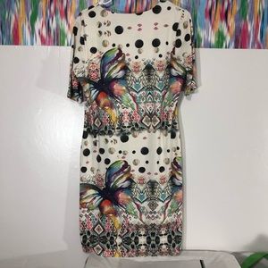 Tango Mango | Dresses | Tango Mango Vibrant Butterfly Dress Medium ...